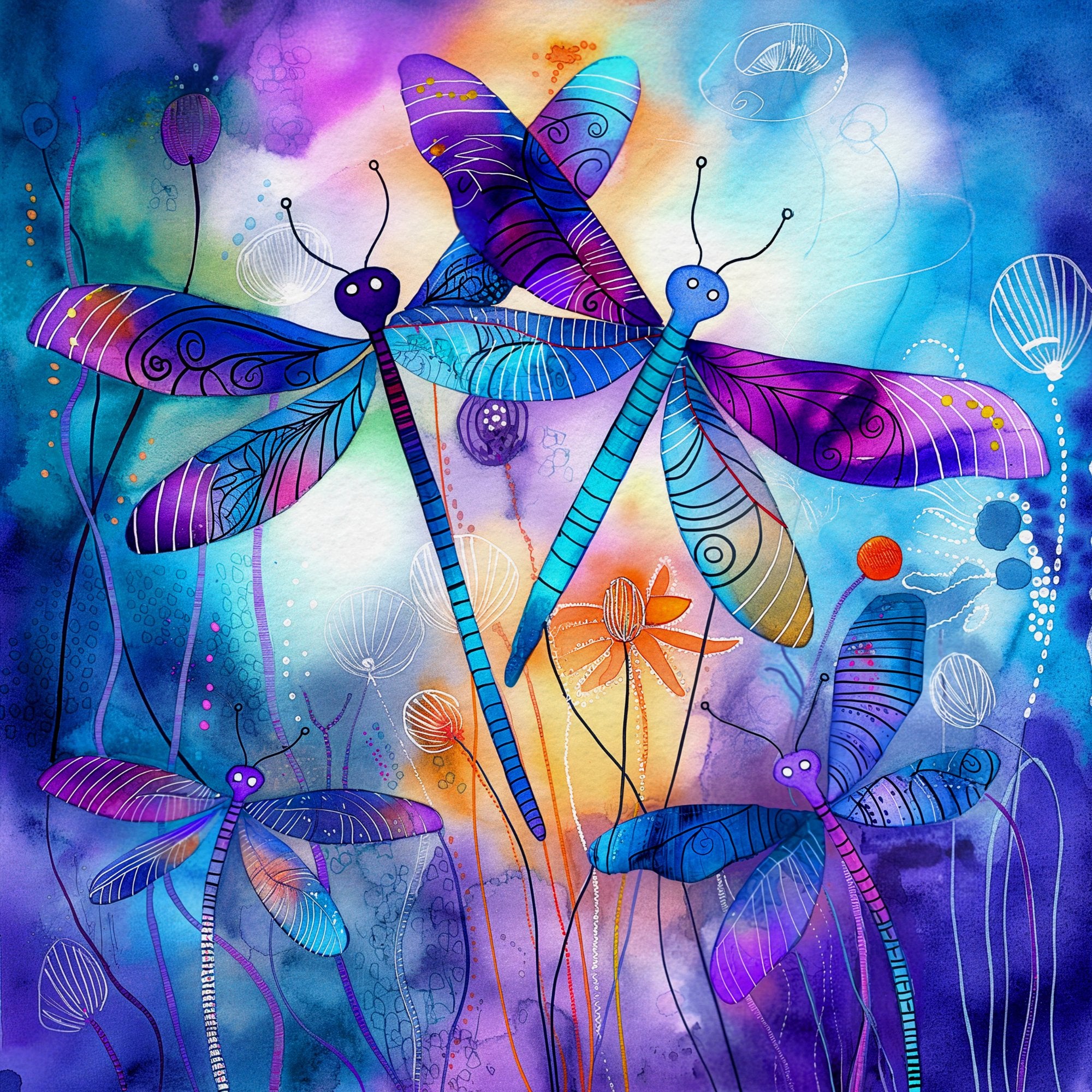 Dragonflies – Bees Crafty Corner